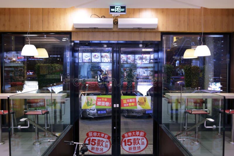 Kfc restaurant inside editorial photography. Image of fast - 43528297