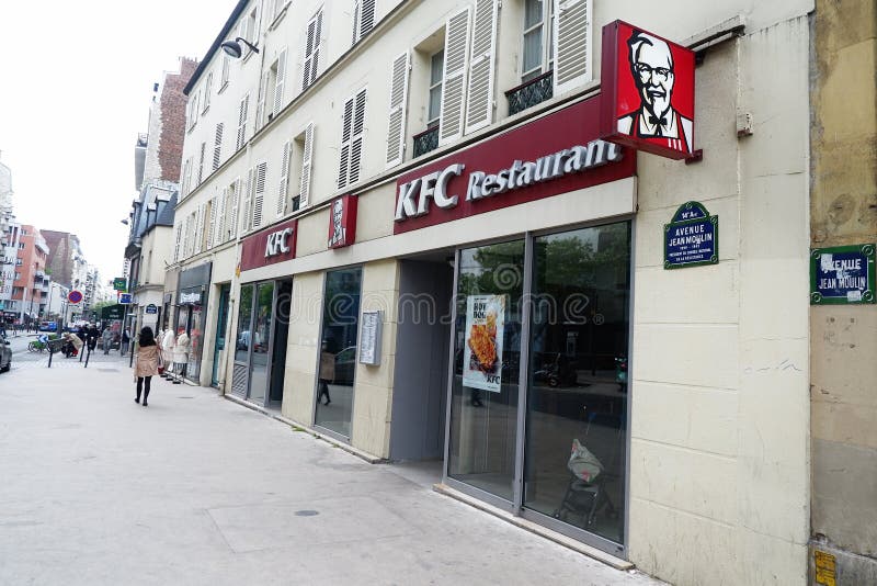 KFC Restaurant in Paris, France Editorial Image - Image of cook, food ...
