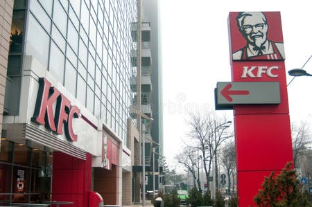 Kfc signs editorial stock image. Image of cleaner, dining - 49416054