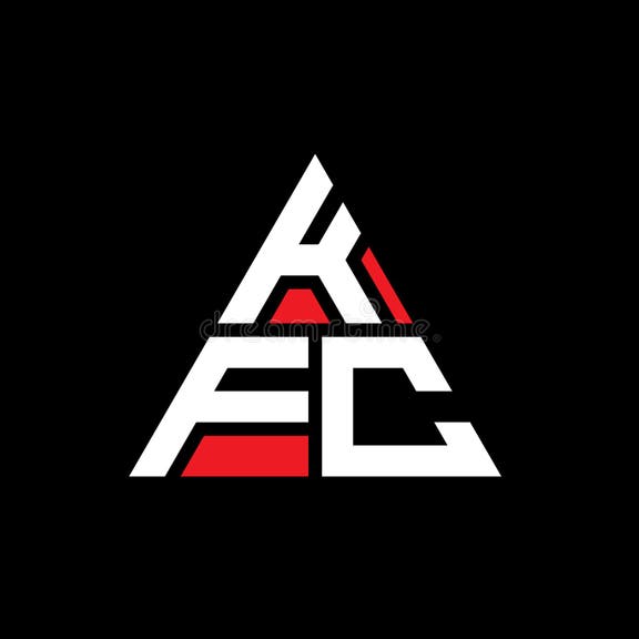 KFC Triangle Letter Logo Design with Triangle Shape. KFC Triangle Logo ...