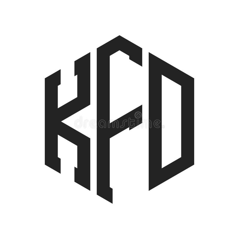 KFD Logo Design. Initial Letter KFD Monogram Logo Using Hexagon Shape ...