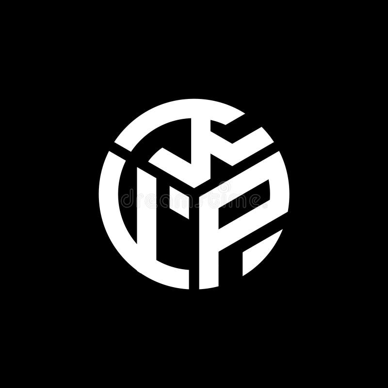 KFP Letter Logo Design on Black Background. KFP Creative Initials ...