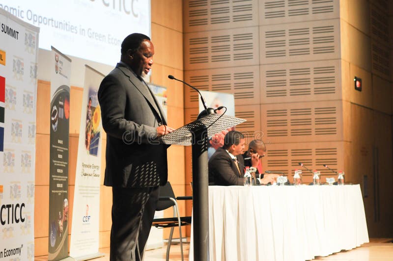 Kgalema Motlanthe foto de stock editorial. Imagem de microfone - 35162808