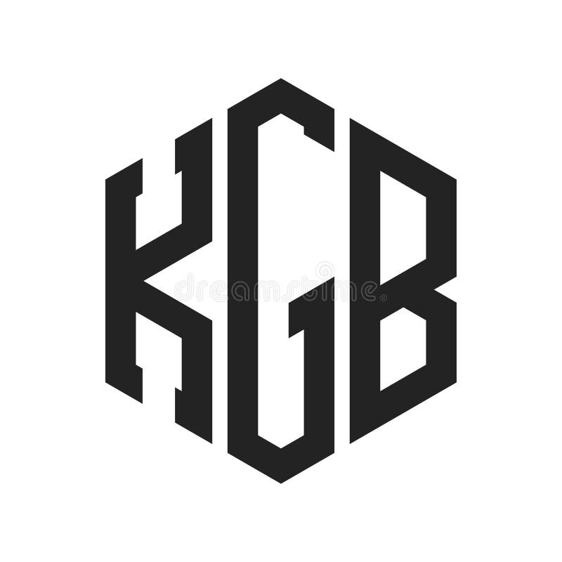 KGB Logo Design. Initial Letter KGB Monogram Logo Using Hexagon Shape ...