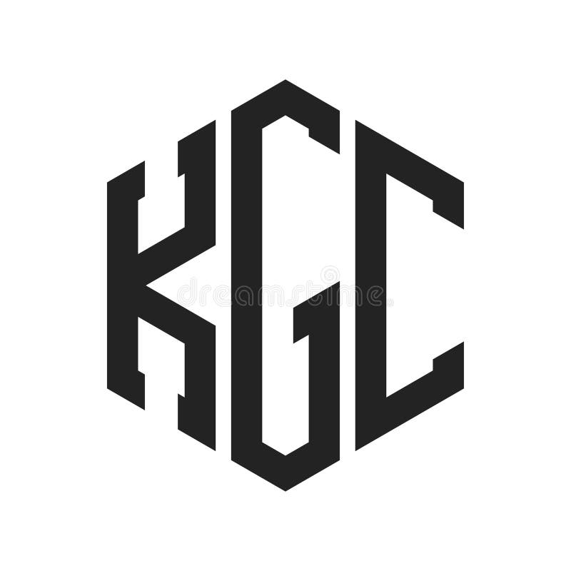 KGC Logo Design. Initial Letter KGC Monogram Logo Using Hexagon Shape ...