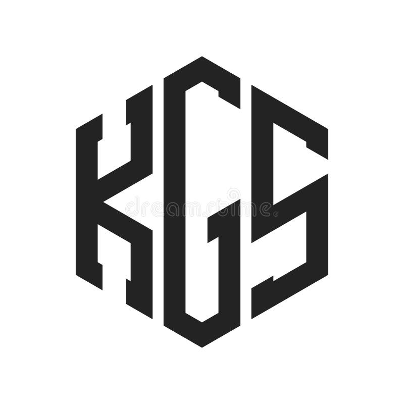 KGS Logo Design. Initial Letter KGS Monogram Logo Using Hexagon Shape ...