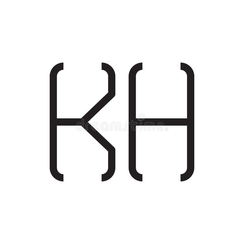 Letter Kh Icon Stock Illustrations – 1,270 Letter Kh Icon Stock ...
