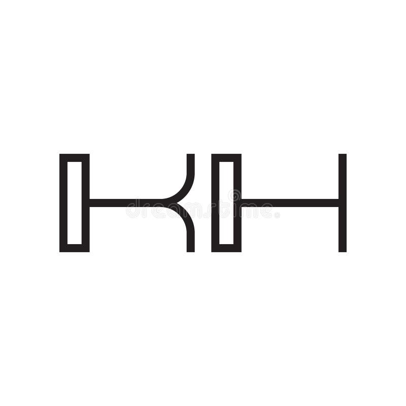 Letter Kh Icon Stock Illustrations – 1,270 Letter Kh Icon Stock ...