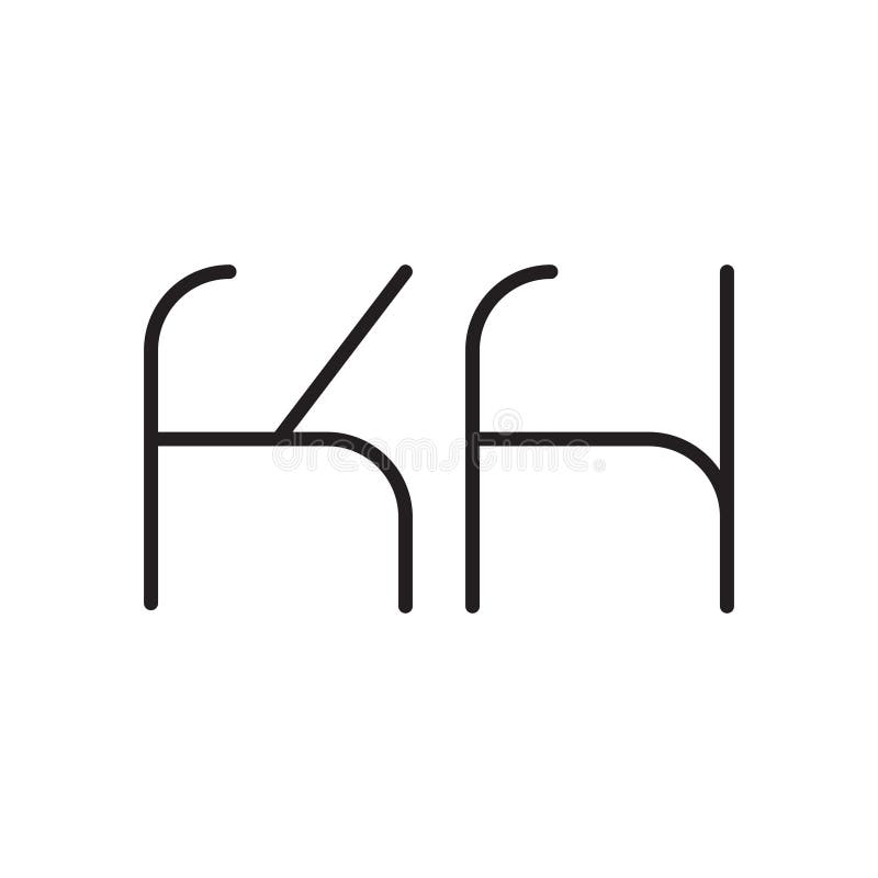 Letter Kh Icon Stock Illustrations – 1,270 Letter Kh Icon Stock ...