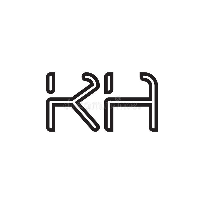 Letter Kh Icon Stock Illustrations – 1,270 Letter Kh Icon Stock ...