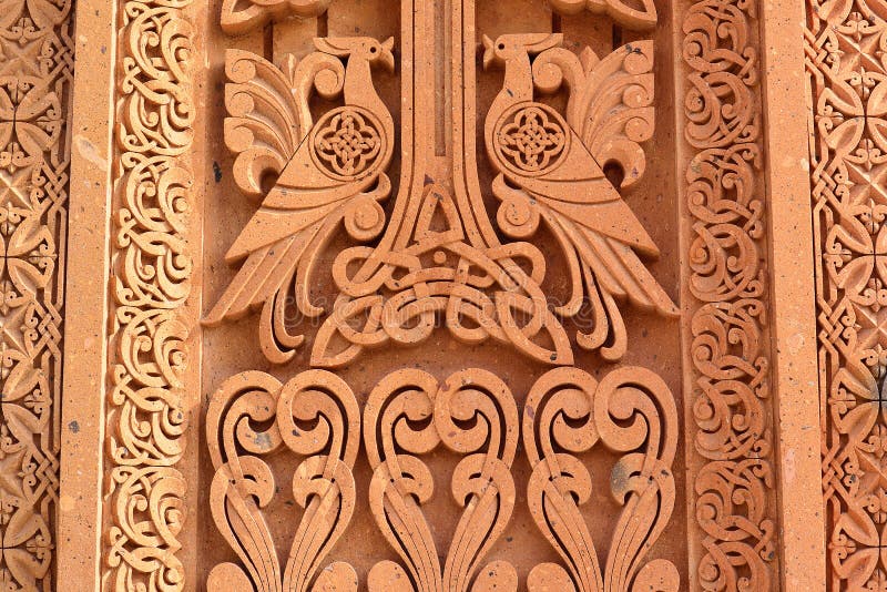 Khachkar Pattern on Volcanic Tuff, Texture, Traditional Armenian Stock ...