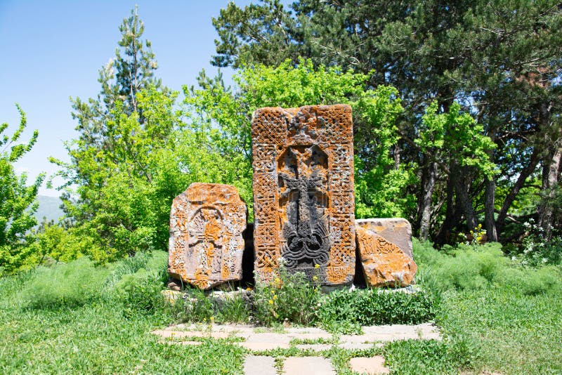 Khachkar - Stone Cross - Truly Armenian Symbol Stock Image - Image of ...