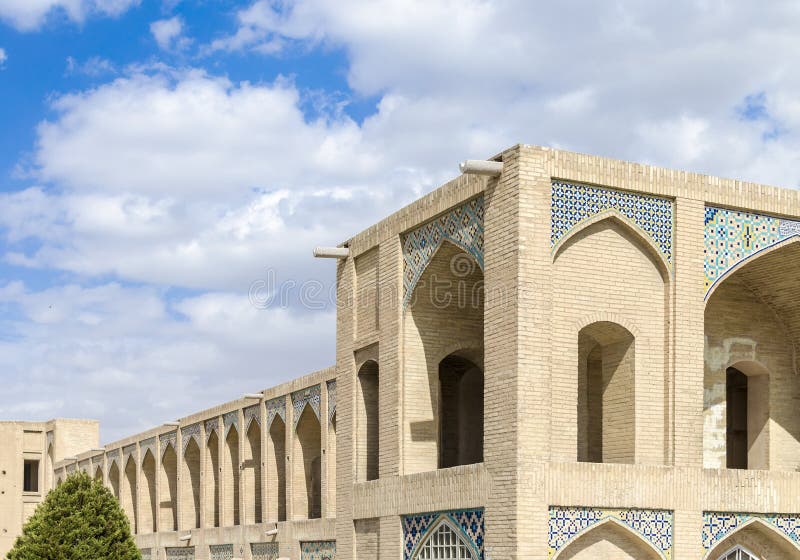 Historic Khaju Bridge, Isfahan, Iran Stock Photo - Image of arch ...