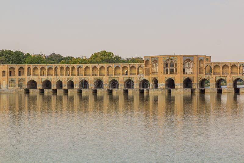 Khaju Bridge in Isfahan, Ir Stock Photo - Image of iran, east: 267003812