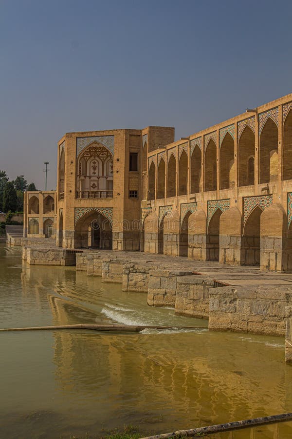 Khaju Bridge in Isfahan, Ir Stock Photo - Image of isfahan, iran: 267003850