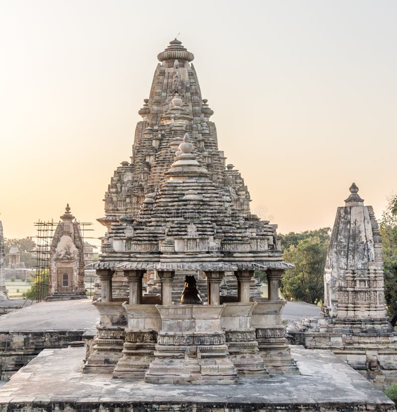 Khajuraho Tempel, Indien stockfoto. Bild von hinduistisch - 78418664
