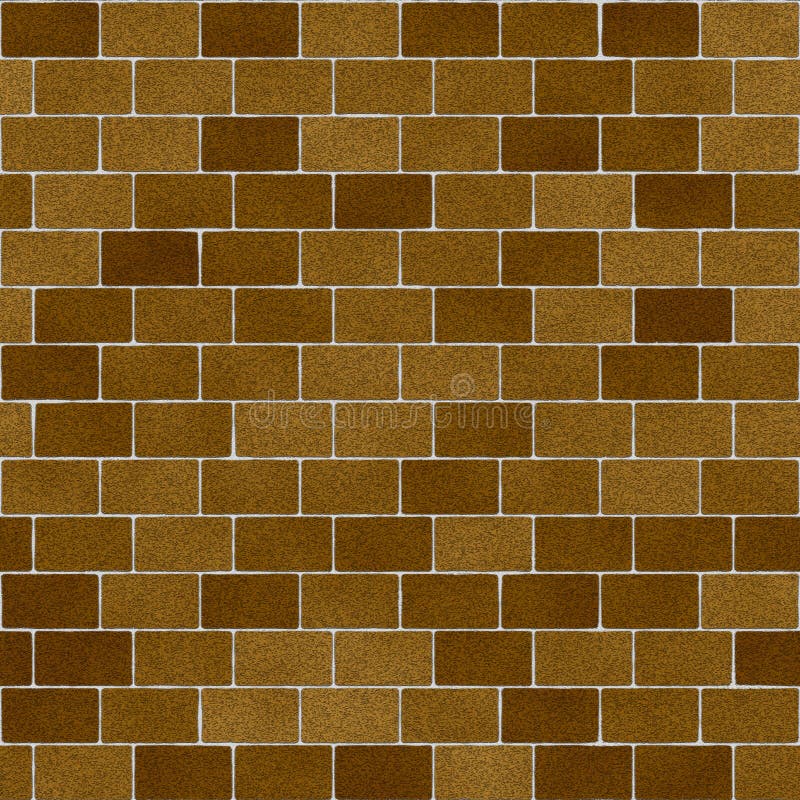 Khaki Brown Clay Bricks Seamless Texture Stock Illustration ...