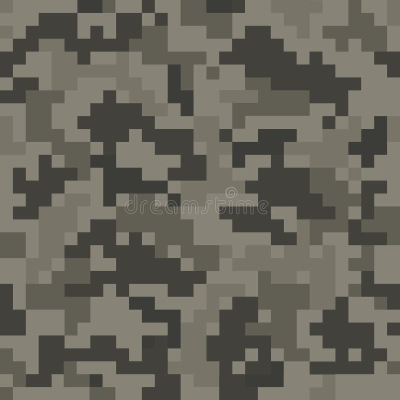 Seamless Square Camouflage Pattern Grey Stock Illustrations – 247 ...