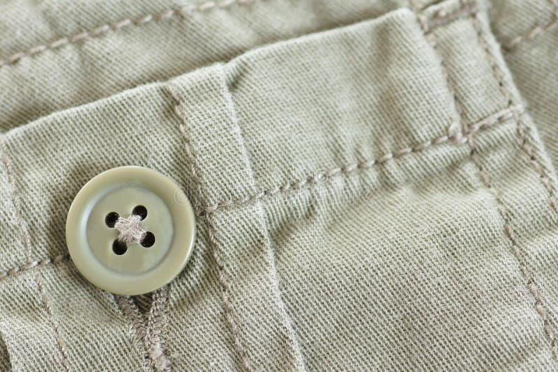 Khaki pocket with button stock photo. Image of material - 38234628