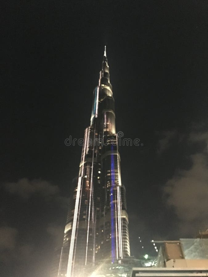 Khalifa Tower stock image. Image of design, tower, modern - 91812367