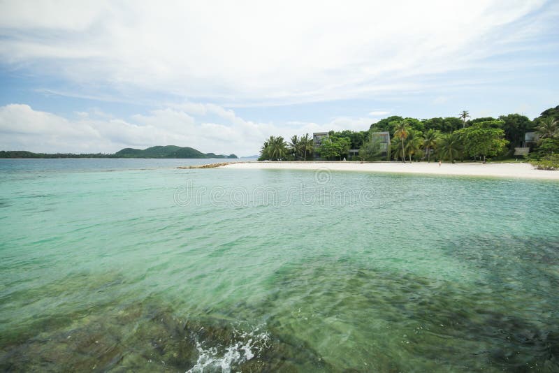 Kham Island Koh Kham, Trat, Thailand Stock Image - Image of wave ...