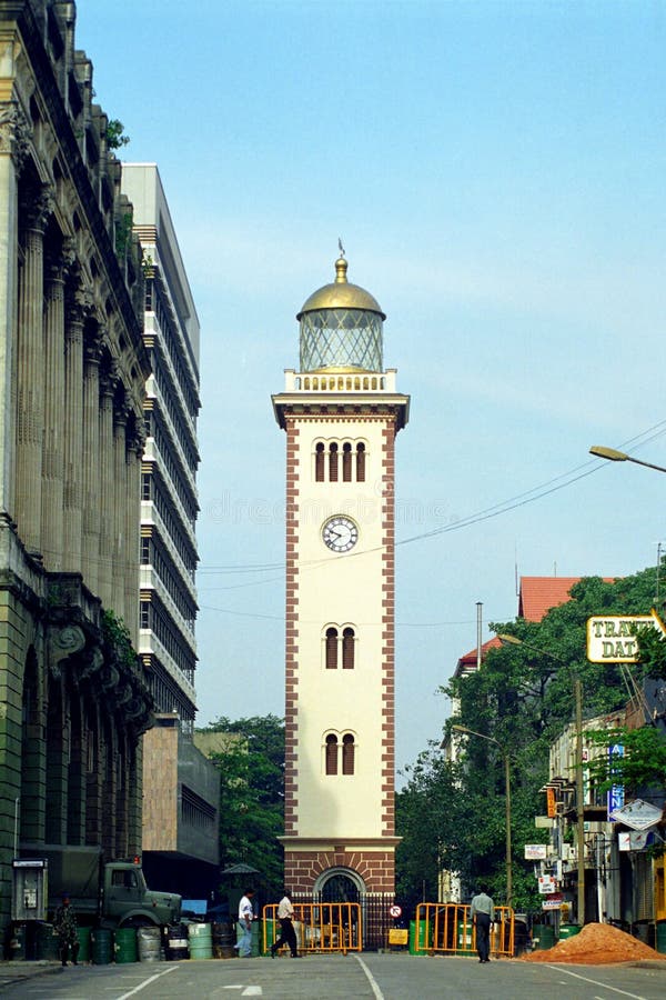 Khan Clock Tower, Colombo, Sri Lanka Editorial Image - Image of city ...