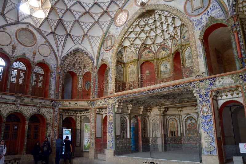 Khan-e Boroujerdi, Kashan, Iran Editorial Image - Image of historic ...
