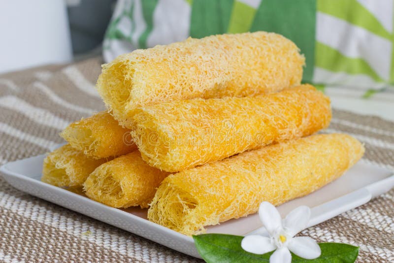 Khanom La stock image. Image of sweet, color, beautiful - 33550591