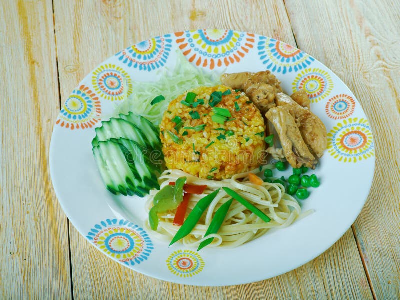 Khao khluk kapi stock photo. Image of meal, fried, malaysian - 81827226