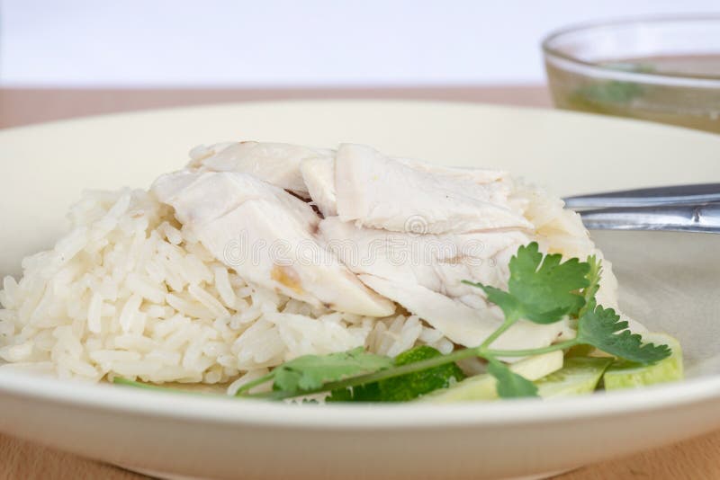 Khao Mun Kai stock image. Image of cuisine, breakfast - 68864591