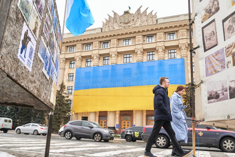 Kharkiv State Administration. Ukrainian Flag Editorial Stock Image ... Kharkiv State Administration. Ukrainian Flag Editorial Stock Image ...