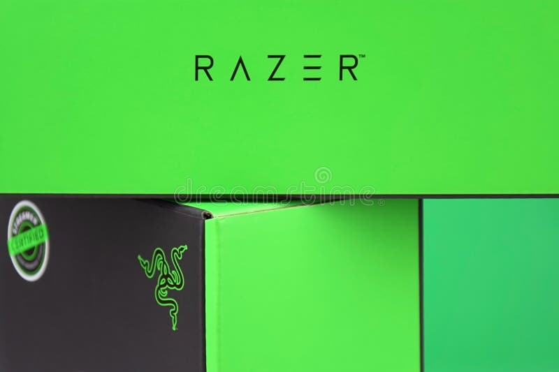 Razer Webcam and Box with Logo. Editorial Photography - Image of ...