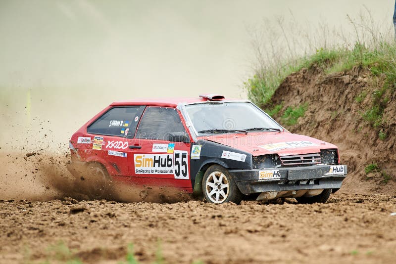 The Auto Cross Racing Championship of Ukraine Editorial Photography ...