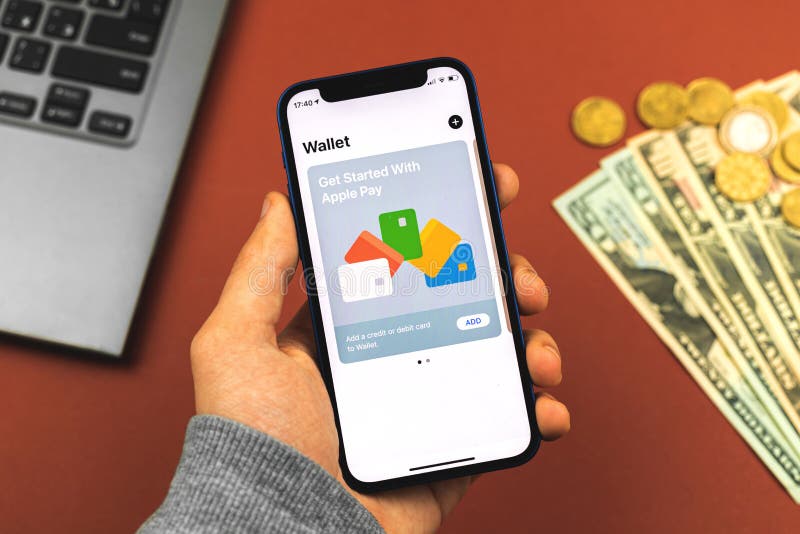 Kharkov, Ukraine - March 10, 2021: Digital Mobile Payment System, Apple ...