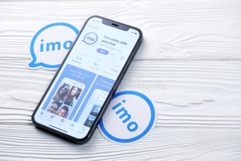 KHARKOV, UKRAINE - MARCH 5, 2021: Imo Icon and Application from App ...