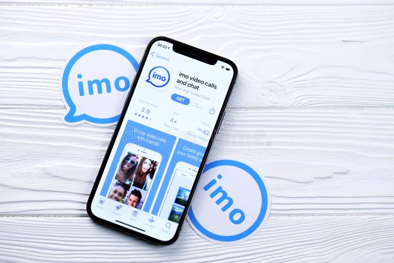 KHARKOV, UKRAINE - MARCH 5, 2021: Imo Icon and Application from App ...