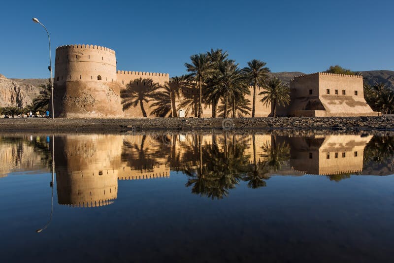 Barka Fort, Oman stock image. Image of middle, barka - 18952239