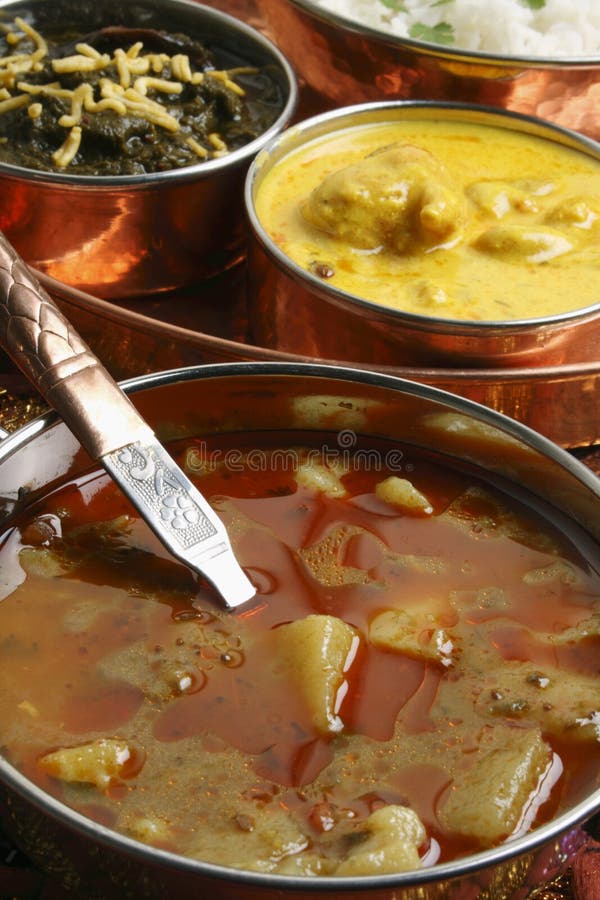Khatta Alu is a Potato Curry from Gujarat Stock Photo - Image of gravy ...