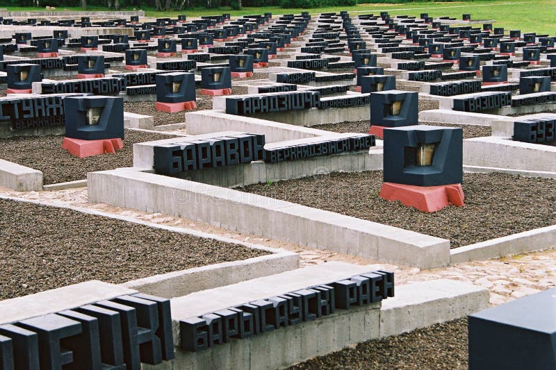 Khatyn, Belarus, July 21, 2008: Memorial Complex in Khatyn. Editorial ...