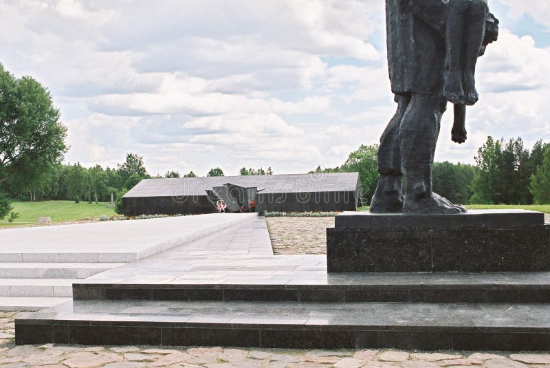 Khatyn, Belarus, July 21, 2008: Memorial Complex in Khatyn. Editorial ...