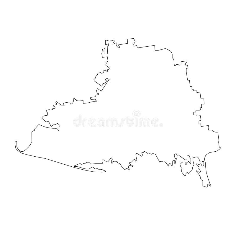 Kherson City (Ukraine) Map Vector Illustration Stock Vector ...