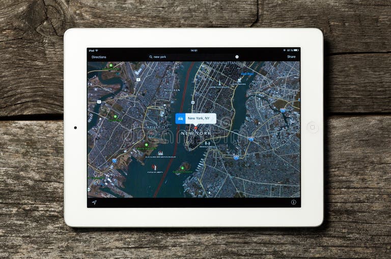 KHERSON, UKRAINE - FEBRUARY 12, 2016: : Google Map Editorial Stock ...