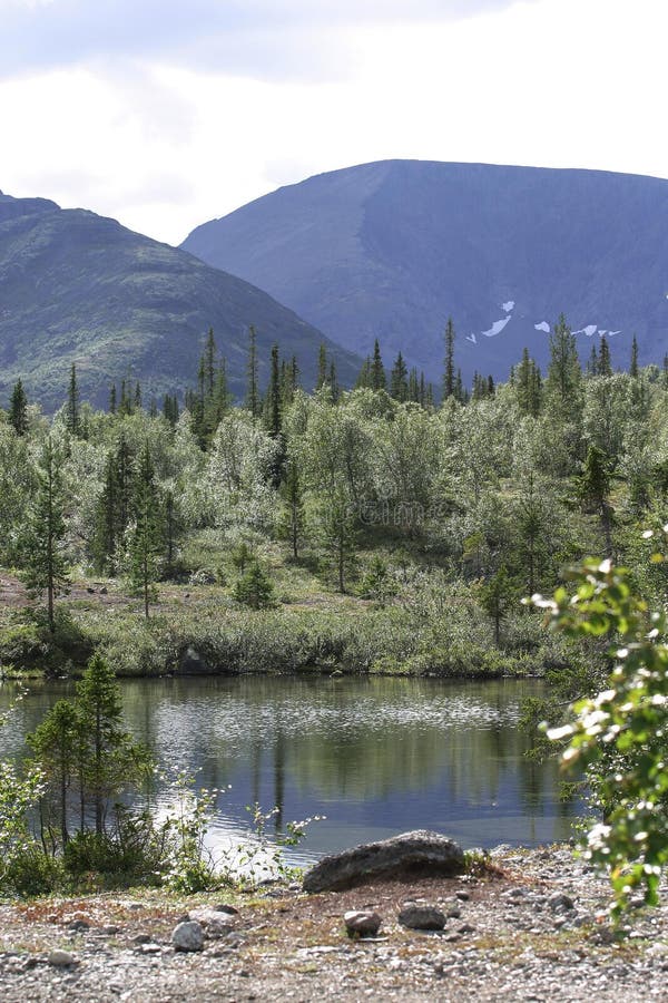 Khibiny Mountains stock image. Image of cloud, khibiny - 22302315