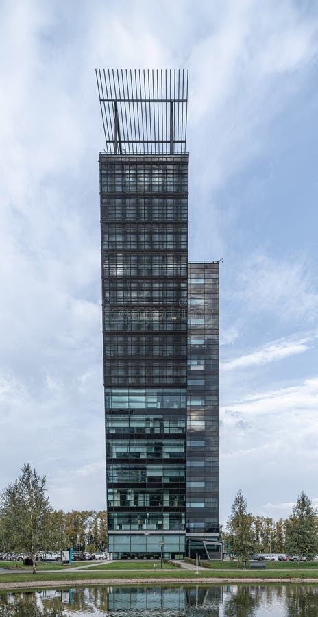 Khimki Business Park stock image. Image of facade, skyscraper - 347484869