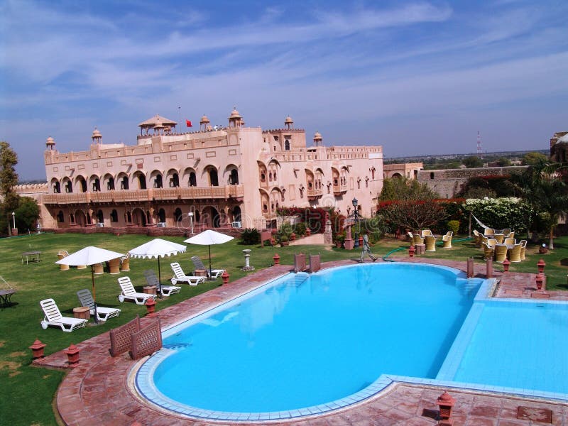 Khimsar Fort, Rajasthan, India Stock Image - Image of maharani ...