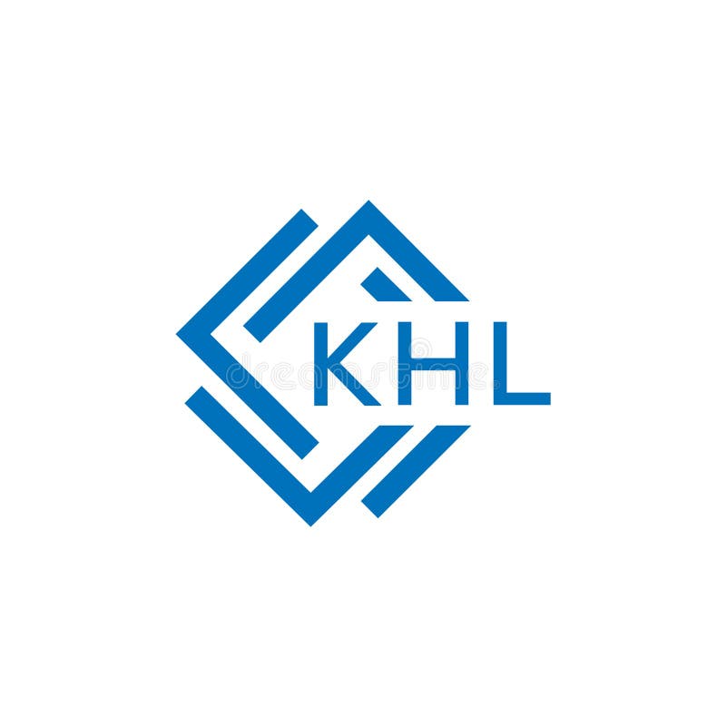 KHL Letter Logo Design on White Background. KHL Creative Circle Letter ...