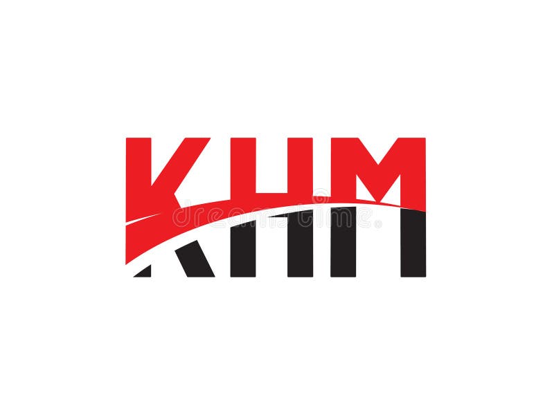 KHM Letter Initial Logo Design Vector Illustration Stock Vector ...