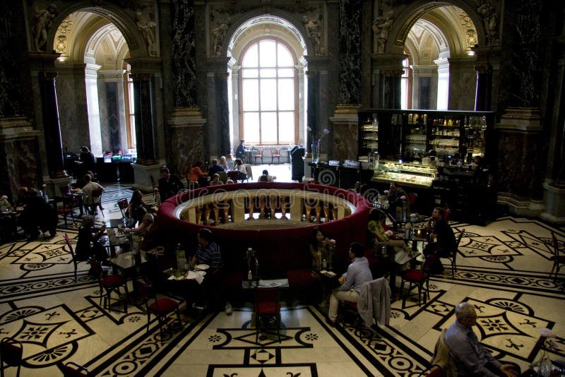 KHM museum cafeteria editorial stock image. Image of interior - 29082159