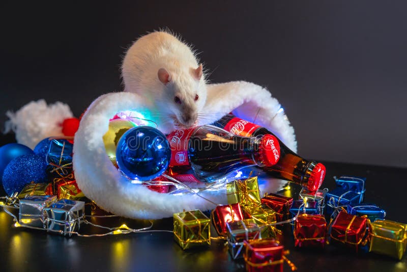 Khmelnytskyi, Ukraine - December 13, 2019: Coca-Cola Classic in a Glass ...