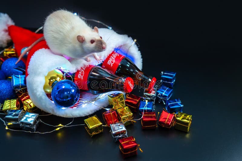 Khmelnytskyi, Ukraine - December 13, 2019: Coca-Cola Classic in a Glass ...